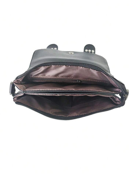 Skull Studded Crossbody Bag – Defense Queens