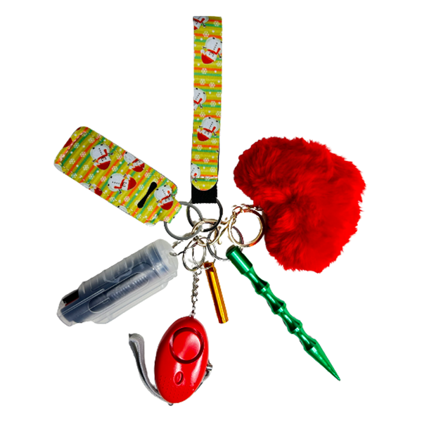 Jolly Snowman Self Defense Keychain – Defense Queens
