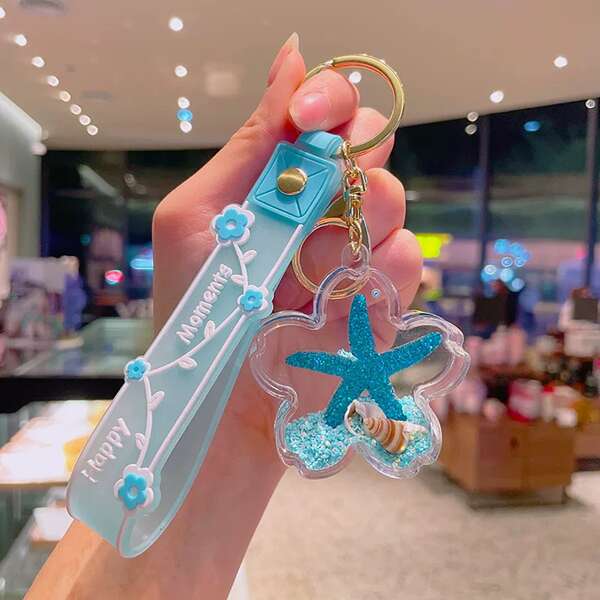 Under the Sea Liquid Charm Self Defense Keychain – Defense Queens