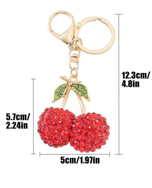 Red Cherry Keychain – Defense Queens