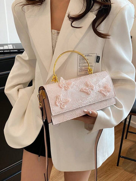 Romantic Pink Butterfly Purse – Defense Queens