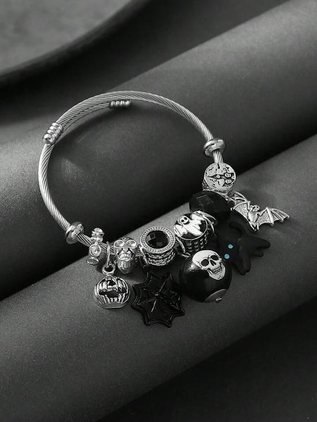 Halloween Skull Bracelet – Defense Queens