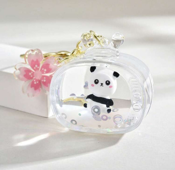 Panda Liquid Keychain – Defense Queens