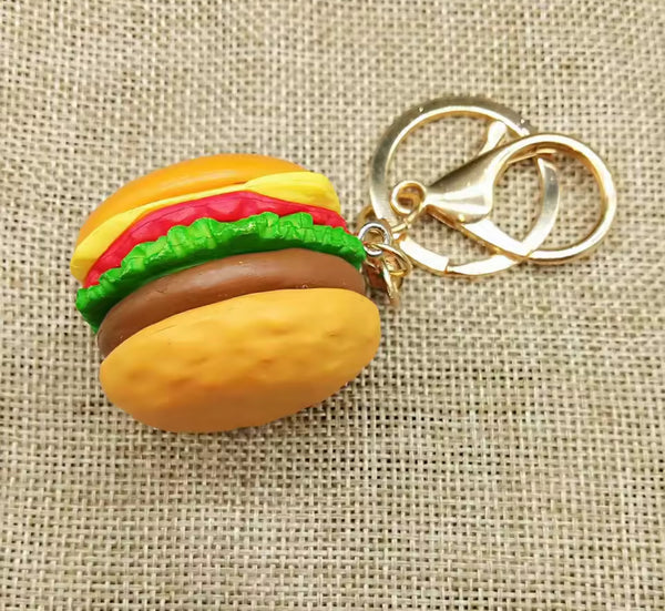 Burger Keychain – Defense Queens