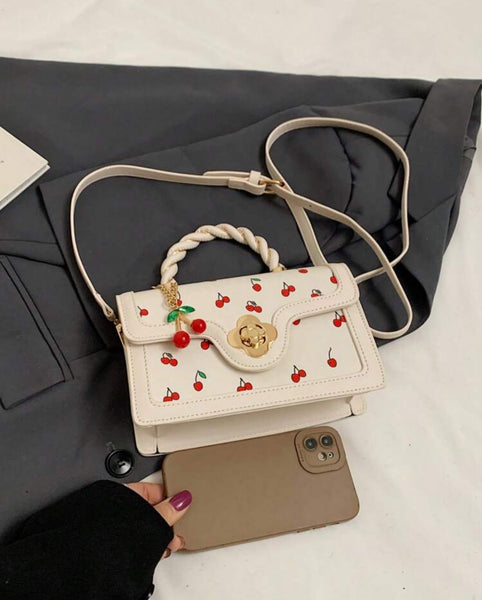White Cherry Purse – Defense Queens