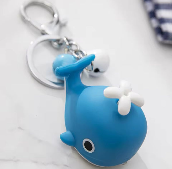Blue Whale Light Keychain – Defense Queens