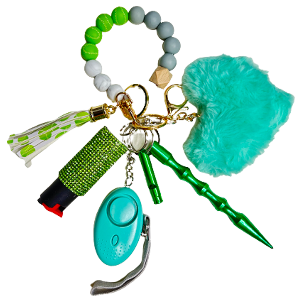 Tennis Beaded Self Defense Keychain – Defense Queens