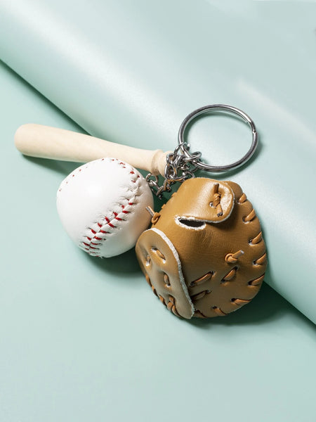 Baseball Charm Keychain – Defense Queens