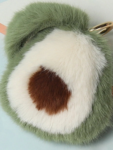 Avocado Pom Pom Keychain – Defense Queens