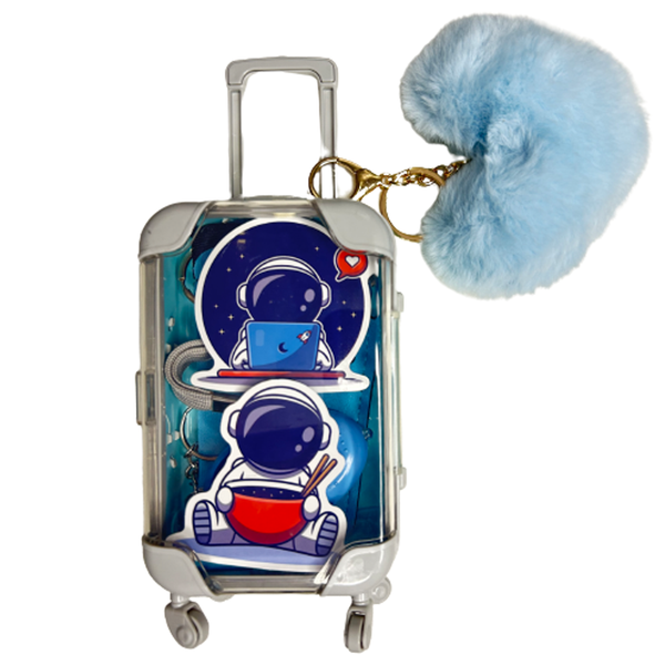Blue Astronaut Kids Safety Suitcase – Defense Queens