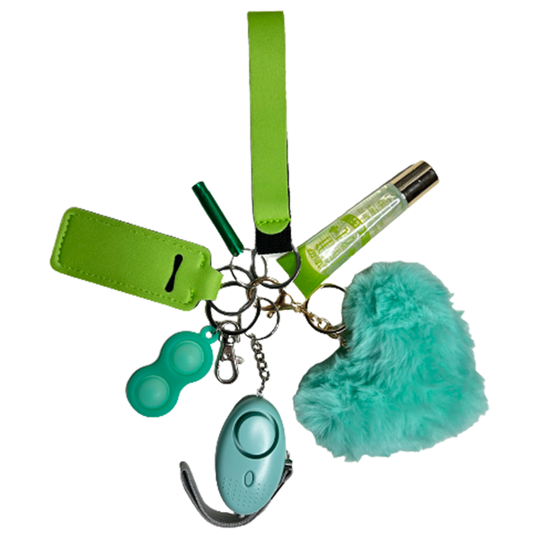 Green Kids Safety Keychain – Defense Queens