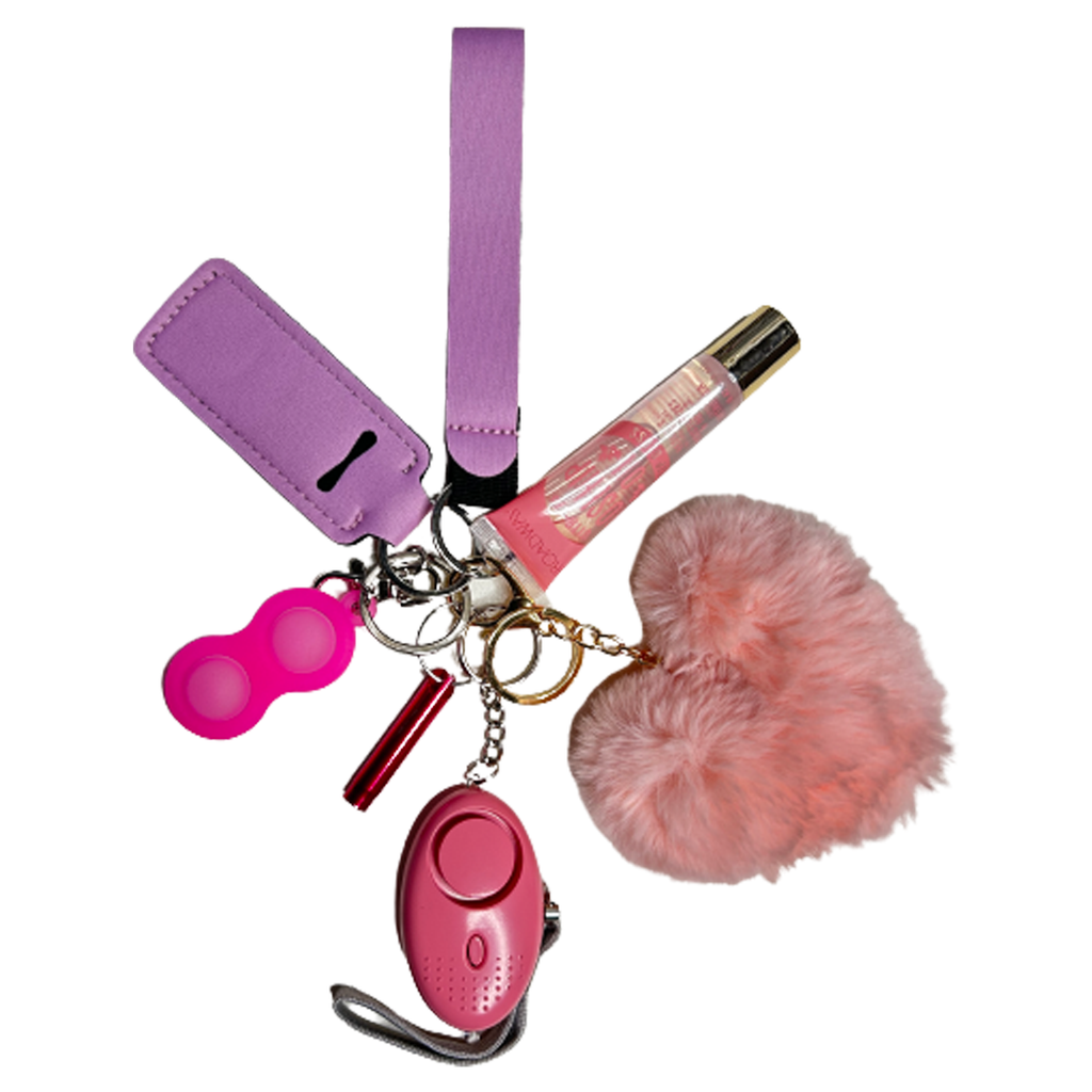 Pink Kids Safety Keychain – Defense Queens