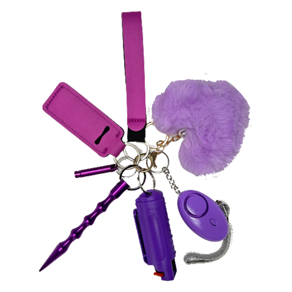 Purple Queen Self Defense Keychain – Defense Queens